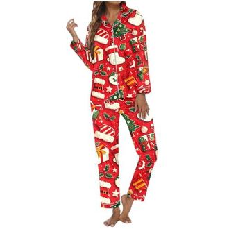 Generic Surv&ecirc;tement pour femme en polaire dagneau col rond hiver jeunesse &eacute;pais chaud couleur unie haut grande taille costume dames v&ecirc;tements de loisirs ensem