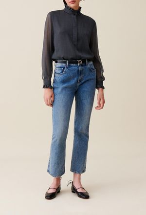 Claudie Pierlot Chemise fluide petits carreaux