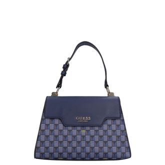 Guess Hallie Flap Bag - - Bags - Damen - Blau - ONE SIZE
