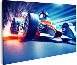 Islandburner Prime Bild auf Leinwand Schnelles Rennauto F Formel Kinderzimmer Bilder Wandbilder Poster