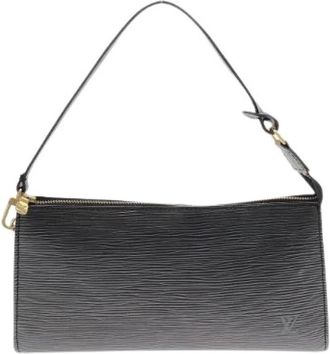 Louis Vuitton Pre-owned Pochette Accessoires Epi Pouch - Femme - Pre-owned - Noir - Taille: ONE Size