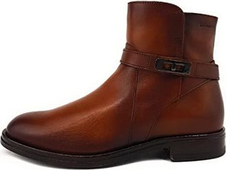 Tamaris Bottines pour femme avec fermeture &eacute;clair - Marron - Loisirs, cognac, 39 EU