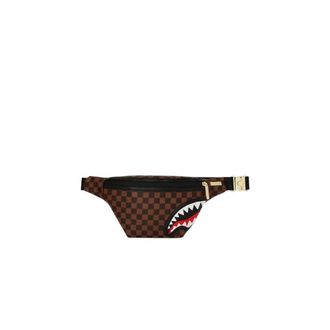Sprayground Haifisch Sawtooth Bauchtasche mit Rei&szlig;verschluss - - Bags - Herren - Braun - ONE SIZE