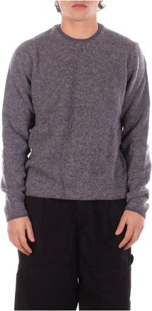 Alpha Studio Homme, Pulls, Gris, Taille: XL Maille Ras du Cou