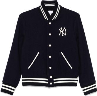 Sporty & Rich Yankees Serif Varsity Jacke - Blau