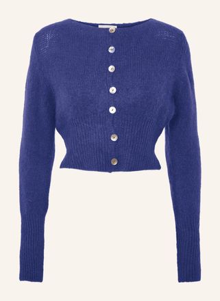 Americandreams Americandreams Alpaca Corset Fit Cardigan Matilda blau