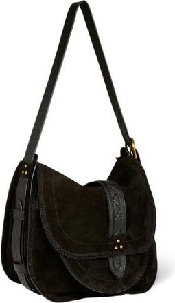 Jerome Dreyfuss Sac besace Mario en croûte de cuir