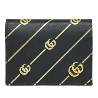 Gucci Pre-owned Leder-Geldb&ouml;rse - - Pre-owned - Damen - Schwarzk - ONE SIZE