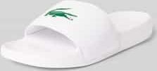 Lacoste Badeschuhe mit Logo Print Modell SERVE SLIDE