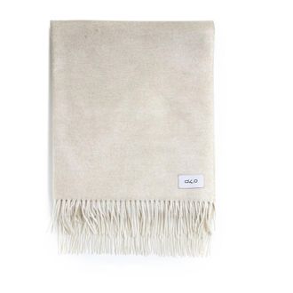 D4.0 Fransen-Decke - - Accessories - Herren - Beige - ONE SIZE
