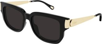 Chlo&eacute; Femme, Accessoires, Noir, Taille: 54 MM Ch0351S 001 Lunettes de soleil