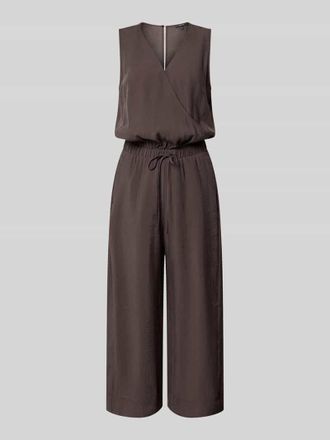 OPUS Jumpsuit aus Modal-Mix mit V-Ausschnitt Modell Mellao