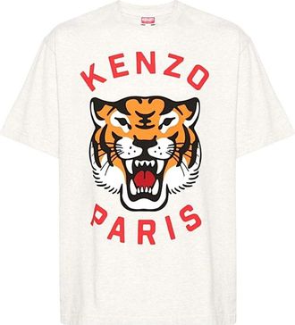Kenzo Homme, Tops, Blanc, Taille: XL T-Shirt