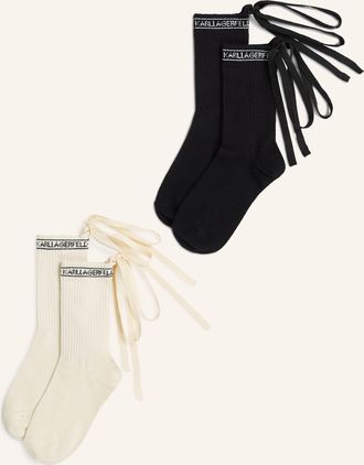 Karl Lagerfeld 2er-Pack Socken schwarz