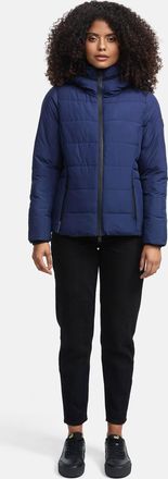 Marikoo kurze Damen Steppjacke mit Kapuze & Fleecefutter - Radaa
