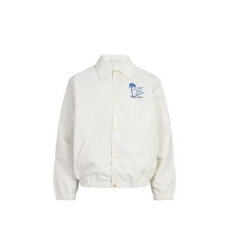 Dr&ocirc;le de Monsieur Veste droite &agrave; col classique imprim&eacute;e