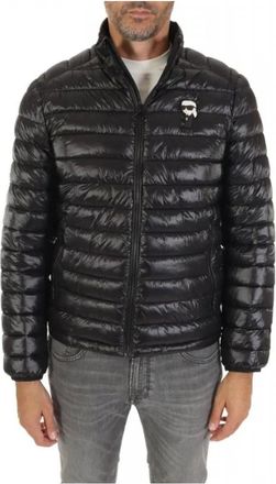 Karl Lagerfeld Homme, Vestes, Noir, Taille: 4XL Blouson Jacket