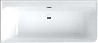 Villeroy & Boch Villeroy&boch - Collaro - Badewanne 180x80 cm mit Platte, mit Ablauf- und &Uuml;berlaufset, Wei&szlig; UBA180COR9CR00VD01