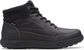 Clarks Herren Mapstone HiGTX Mode-Stiefel, Black WLined Lea, 42.5 EU