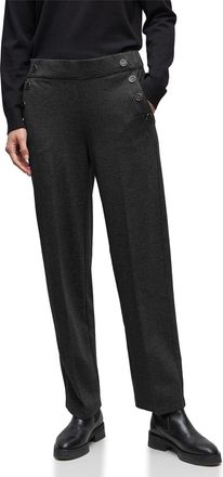 Street One Damen 3716831 Straight Leg Hose, Schwarz, 44W / 30L