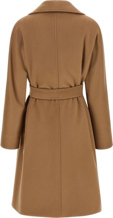 Max Mara Womens Beige Wool Coat Clothing