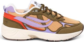Genesis Damen vegan Turnschuhe G-Eco99 Multi Olive Senf Lavendel