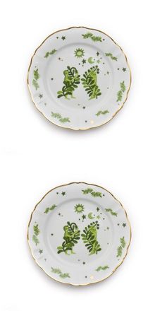 BITOSSI HOME Set of 2 Flat Plates Cm.26.5 Eden