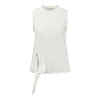 J.W.Anderson Knotted Hem Tank Top - - Tops - Damen - Wei&szlig; - XS
