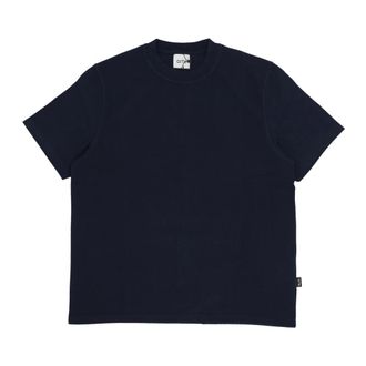 Arte Block Print T-Shirt - - Tops - Herren - Blau - XL