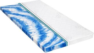 vidaXL Sur-matelas 80 x 200 cm Mousse de gel 7 cm Vidaxl