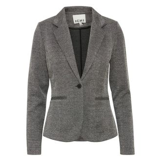 Ichi Ichi, Femme, Vestes, Gris, Taille: 40 FR Blazer Structure Moderne