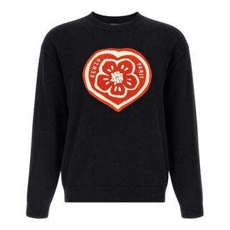 Kenzo Boke Heart Pullover - - Knitwear - Herren - Schwarzk - S
