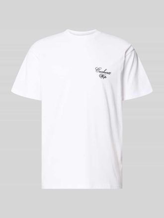 Carhartt Work in Progress T-Shirt mit Logo-Stitching Modell Gracious
