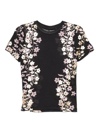 Cynthia Rowley t-shirt imprim&eacute; - Noir