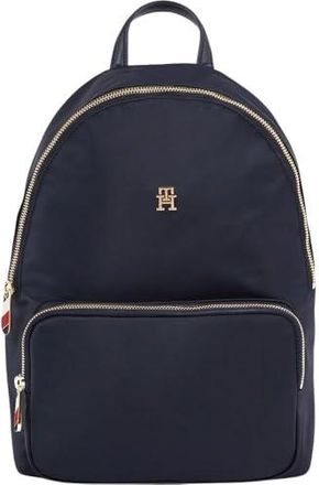 Tommy Hilfiger Sac &agrave; Dos Femme Poppy Backpack Moyen, Bleu (Space Blue), Taille Unique