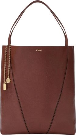 Chlo&eacute; Femme, Sacs, Brun, Taille: ONE Size Spin Large Tote