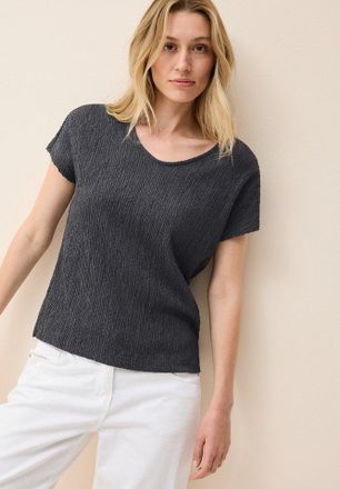 Cecil T-Shirt in gesmokter Struktur