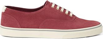 Brunello Cucinelli reversed calfskin sneakers - Rot