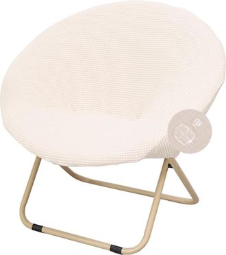 Generic Stuhlhülle Für Mondstuhl & Untertassenstuhl, Dehnbarer Jacquard Stoff - Universeller Stuhlüberzug Abnehmbar Und Waschbar Für Esszimmer, Garten, Campin