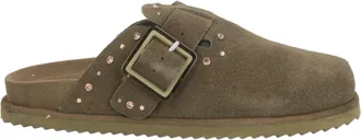 Colors Of California TWO BUCKLE SABOT WITH STUDS