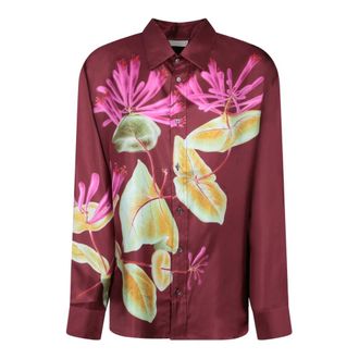 Pierre-Louis Mascia Femme, Blouses et Chemises, Rouge, Taille: 40 FR Long Sleeve Shirt