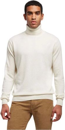 Brooks Brothers Homme, Pulls, Beige, Taille: XL Pull Col Roul&eacute; en Cachemire