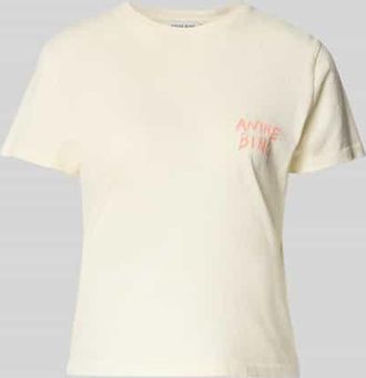 Anine Bing Regular Fit T-Shirt mit Logo-Detail