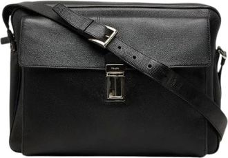 Prada Sac bandouli&egrave;re de voyage Saffiano Pre-owned - Homme - Pre-owned - Noir - Taille: ONE Size