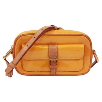 Louis Vuitton Sac bandouli&egrave;re Monogram Vernis Pre-owned - Femme - Pre-owned - Orange - Taille: ONE Size