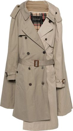 Balenciaga Double Sleeve Trench Coat
