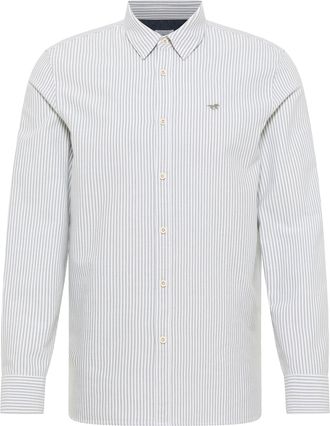 Mustang Jeans Herren Style Edinburg Hemd, Green Stripe 12800, XXL