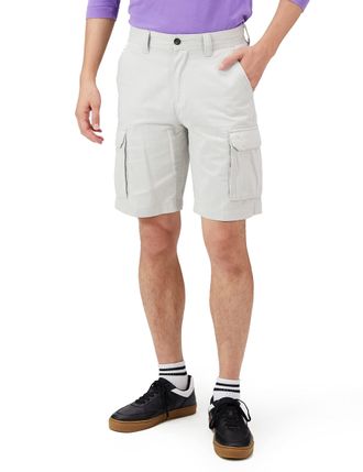 Amazon Essentials Herren 25cm Cargo-Shorts in klassischer Passform (erhältlich in Big & Tall), Grau, 42W