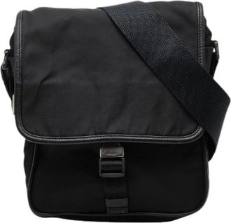 Prada Sac bandouli&egrave;re en nylon Pre-owned - Femme - Pre-owned - Noir - Taille: ONE Size