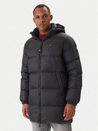 Tommy Jeans Daunenjacke Essential DM0DM20466 Schwarz Regular Fit